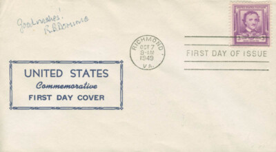 R. B. DOMINIC - FIRST DAY COVER WITH AUTOGRAPH SENTIMENT SIGNED | eBay