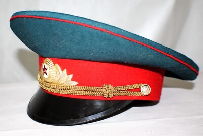 Soviet/ USSR Army Infantry Officer Cap ORIGINAL + Soviet Officer Cap ...