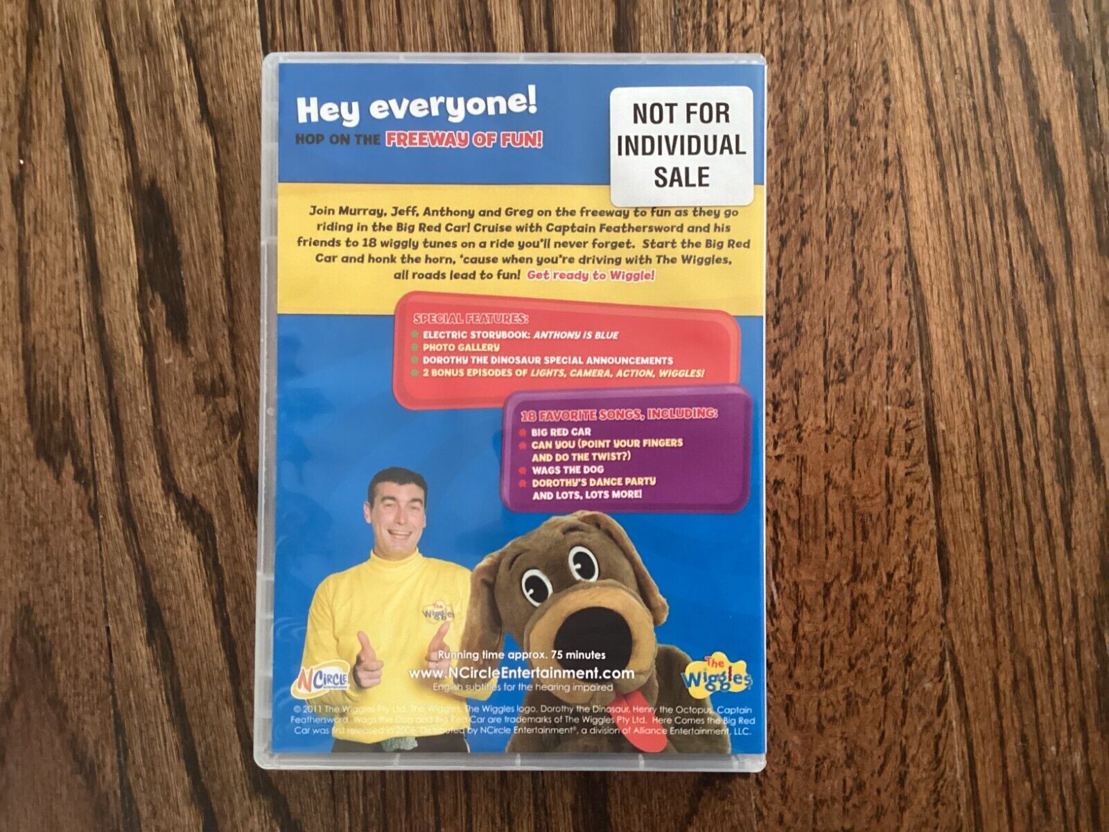 The Wiggles: Here Comes the Big Red Car rare 2012 promo DVD by NCircle ...