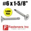 INTERCORP D615Z #6 x 1-5/8" Self Drilling Philips Bugle Head Screws ...