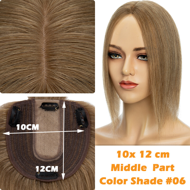 Topper 100% Human Hair Top Toupee Piece Clip in Hairpiece Indian Wig ...