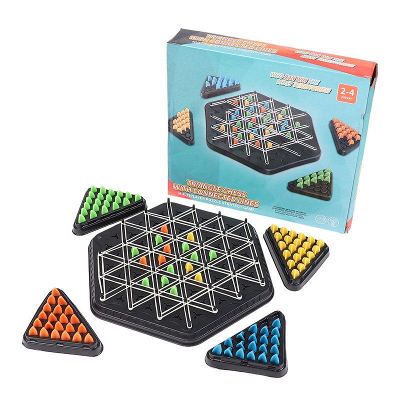 Chain Triangle Chess Duel Board Strategy Game For Kids And Adults Fun ...
