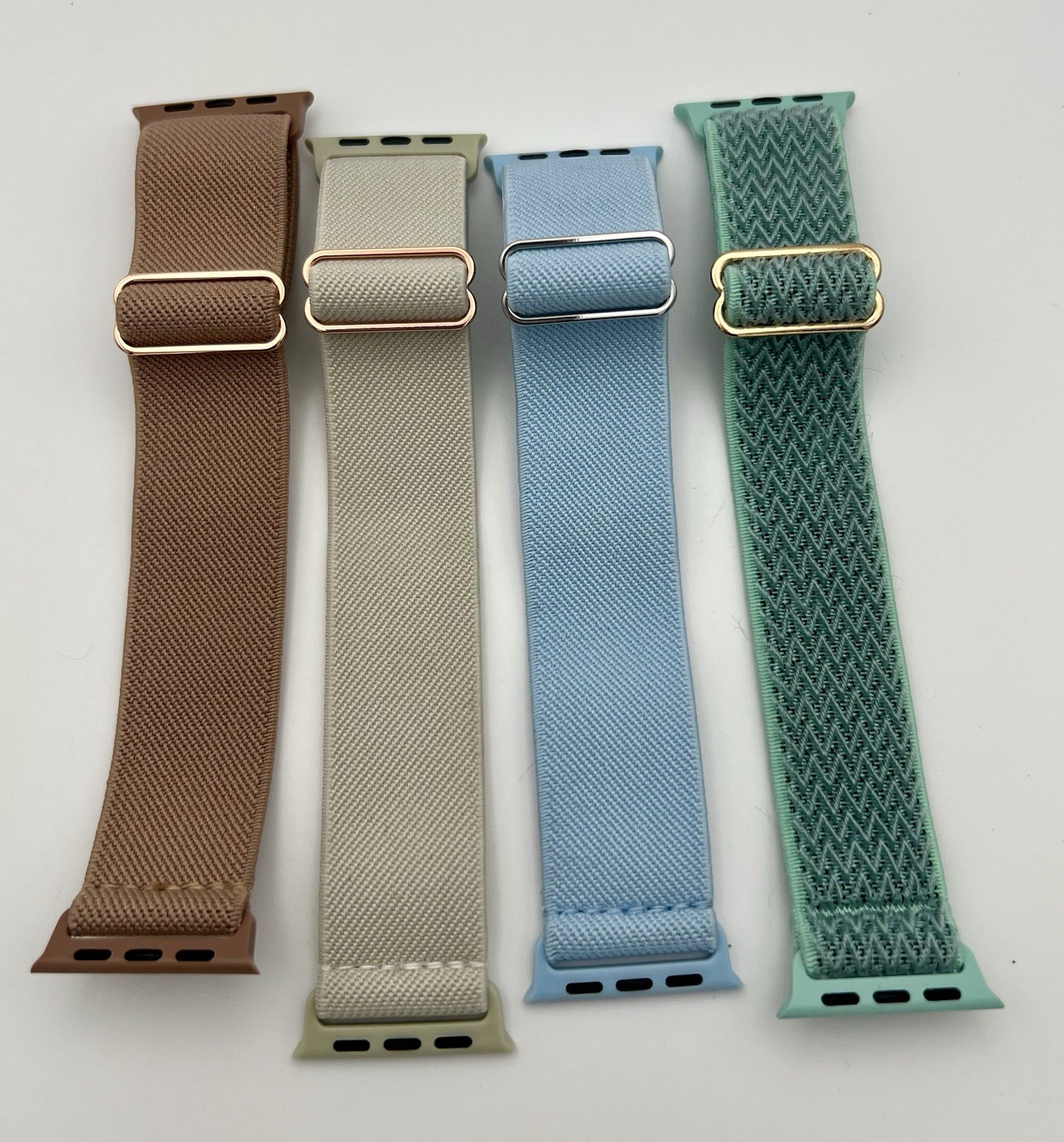 Apple Watch Stretchy Fabric Bands - Lot Of 4 in various colors | eBay