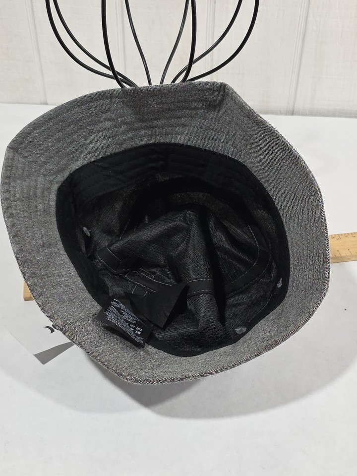 Hurley Men’s Chambray Bucket Hat Surf & Enjoy Gray NWT One Size | eBay UK