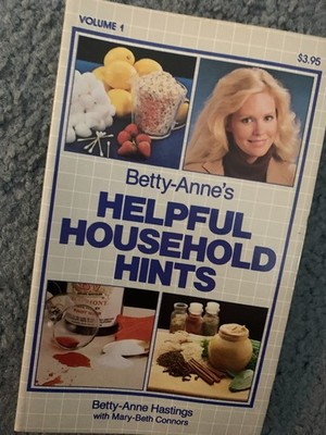 Vintage Betty-Anne’s Helpful Household Hints 1983 Paperback Book ...