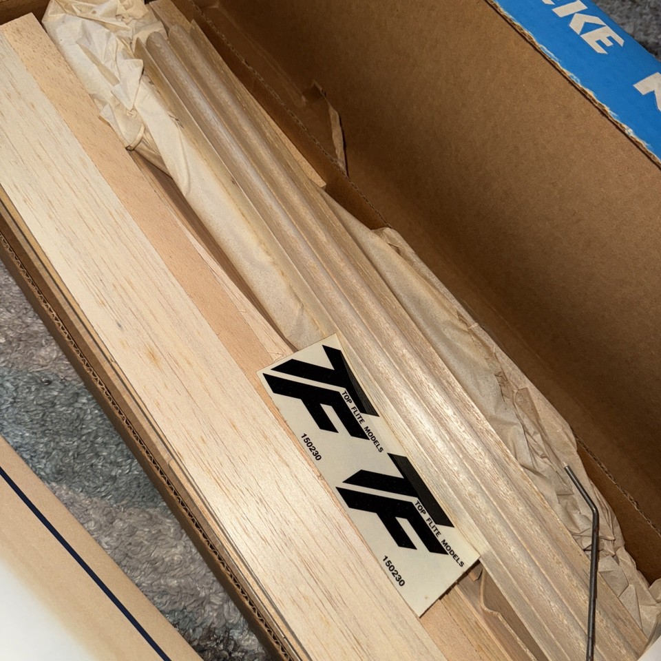 Vintage Top Flite Gieseke Nobler Control Line Model Airplane Kit New | eBay