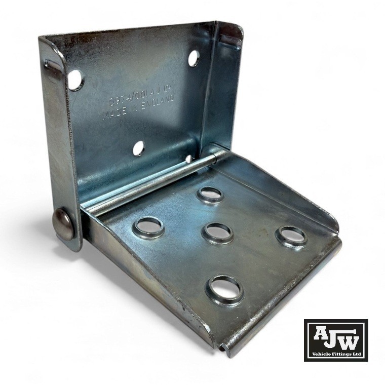 Folding Step Zinc Plated (x2) 110 x 94mm Bus Coach Horsebox Trailer ...
