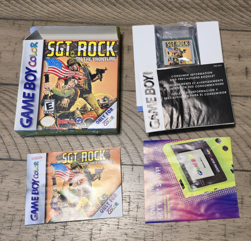 Sgt Rock On The Frontline -- Game Boy Color (GBC) -- Complete CIB ...