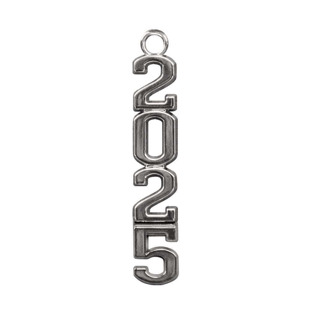 Endea Graduation Silver Stacked Tassel Date Charm Year 2025 | eBay