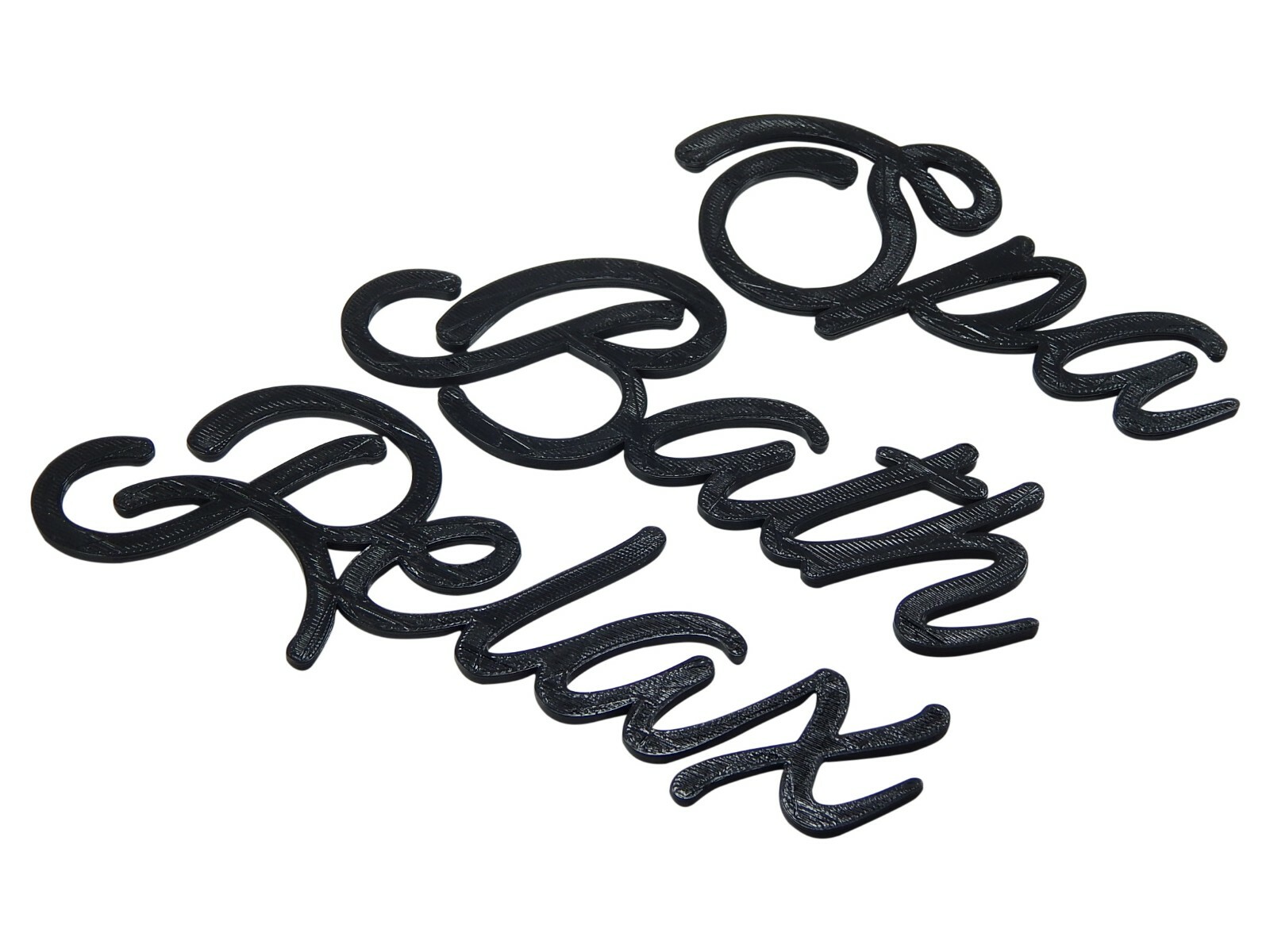 Spa Bath Relax Word Art Sign Home Decor Wall Hanging Cursive Script ...