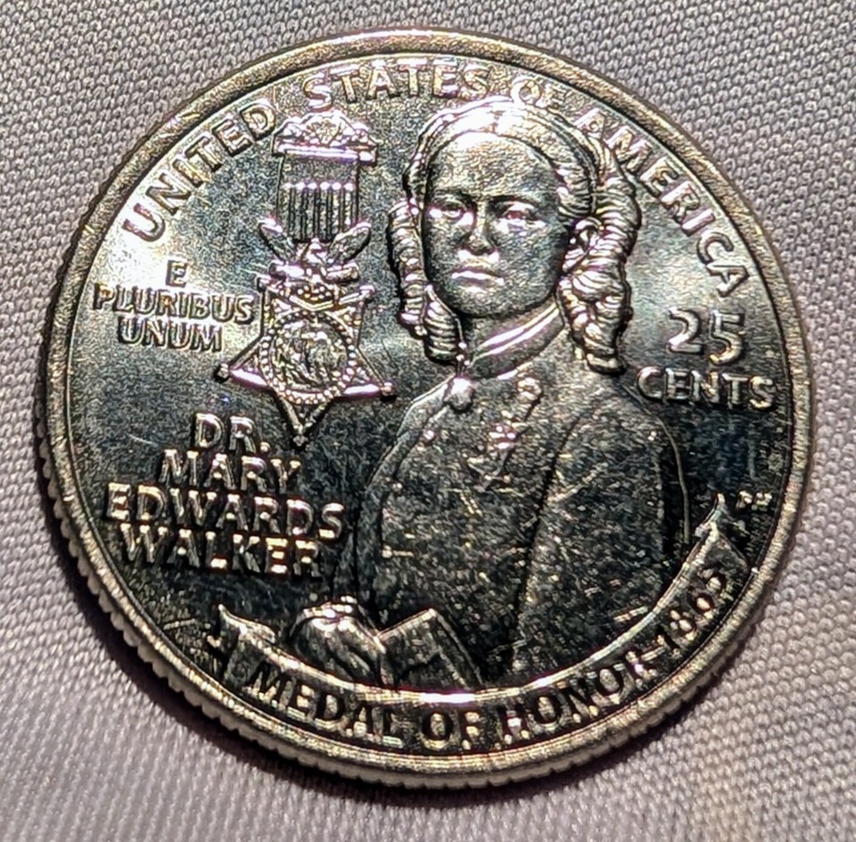 2024 Dr. Mary Edwards Walker D Multiple Errors Quarter~4 On Face~In COD ...