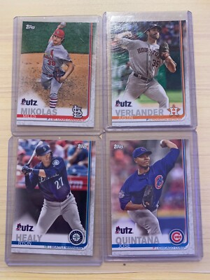 4-2019 Topps Utz Baseball Cards -VERLANDER HEALY QUINTANA MIKOLAS ...