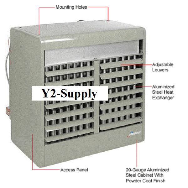 NEW! Modine High Efficiency 400000 BTU Gas Fired Unit Heater!! | eBay