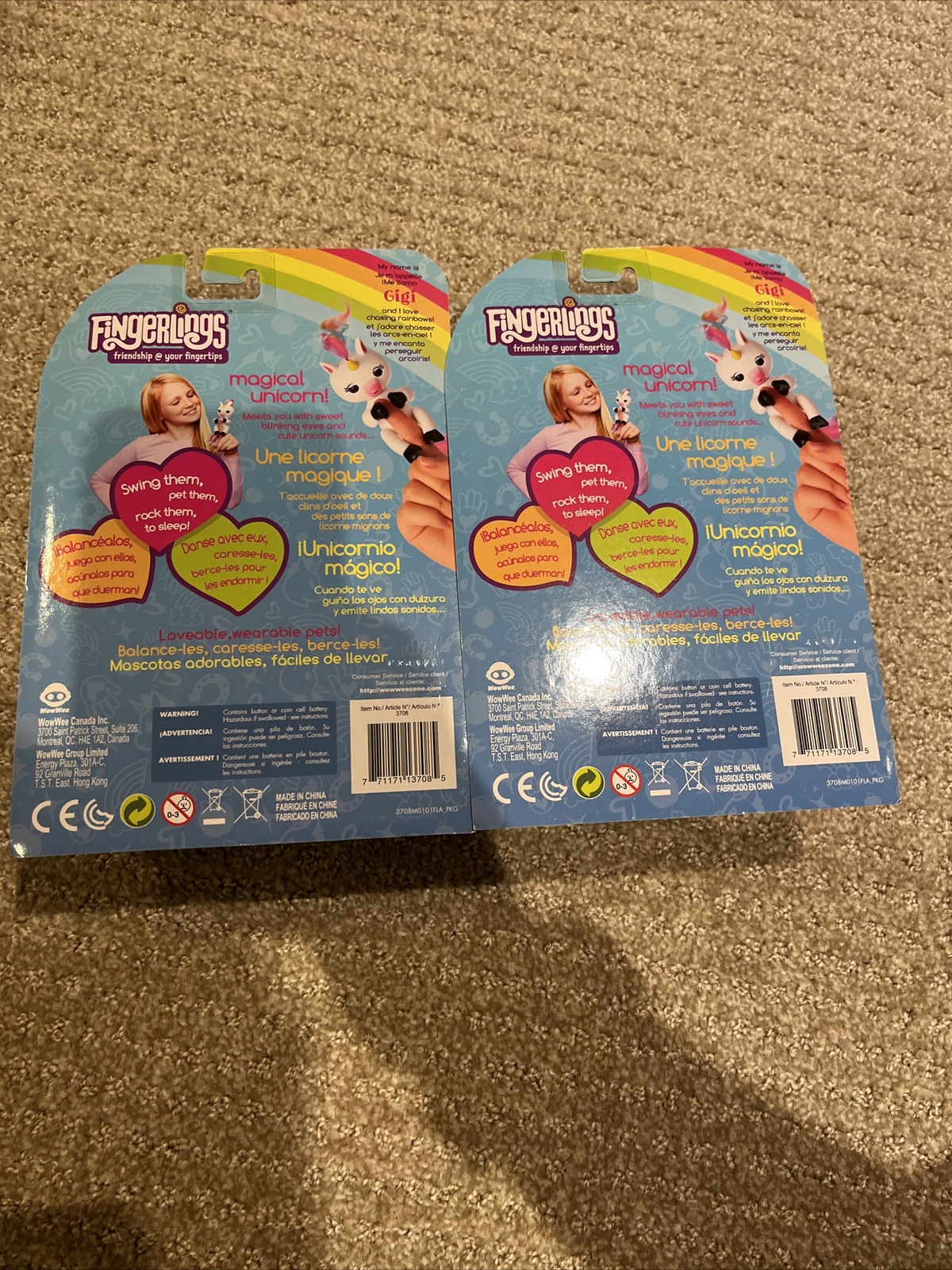 WowWee Fingerlings Gigi Interactive Unicorn Set Of 2 771171137085 | eBay