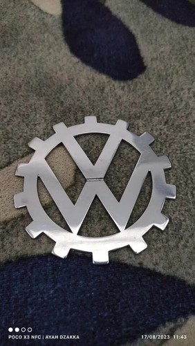 Fits For VW 1939-1945 Emblem Volkswagen Chrome Badge Logo Vintage Rare ...