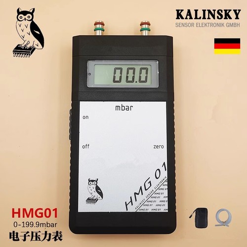 Kalinsky handheld electronic pressure gauge HMG01 millibar meter Owl 0 ...