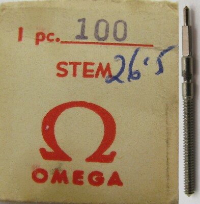 Omega watch part movement caliber 100 stem #1106 / 401 tap 8 | eBay