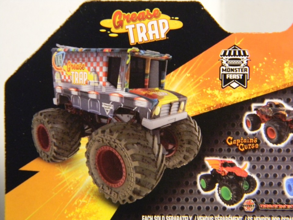 2023 Spin Master Monster Jam 'Chase' Series 33 "Grease Trap" New ...