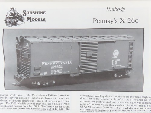 HO Sunshine Models Kit #21.12 Seaboard "Orange Blossom" A.R.A. 1932 Box ...
