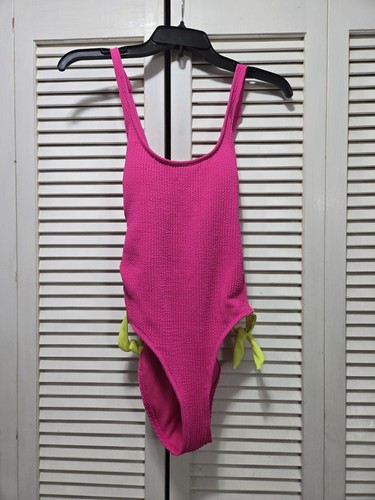 NWT WOMENS HURLEY HOT PINK NEON BATHING SUIT *ONE PIECE MEDIUM | eBay