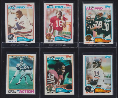 1982 Topps FOOTBALL COMPLETE Set (1-528) Lawrence Taylor Rookie - 459🔥🏈 ...