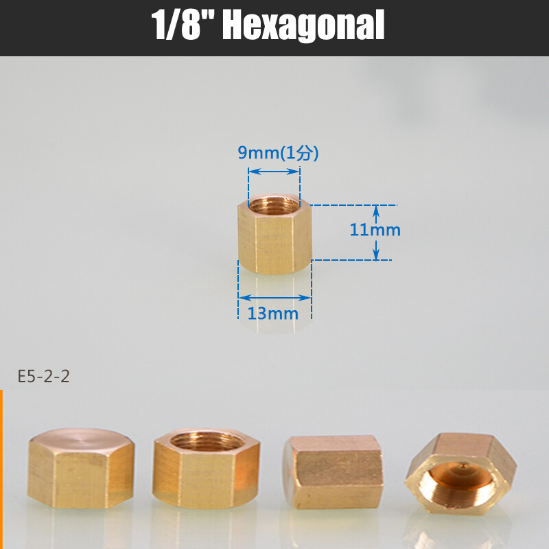 Brass Inner Wire Blanking Plug Hexagonal/octagonal Cap BSP Stop Plugs ...