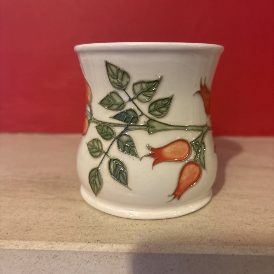Moorcroft Pottery Mug, ROSE HIP by SALLY TUFFIN | eBay UK