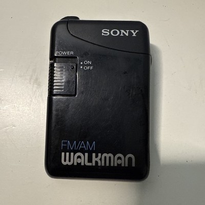 Vintage Sony Walkman SRF-29 Black AM/FM Radio w/ Belt Clip-unknown if ...