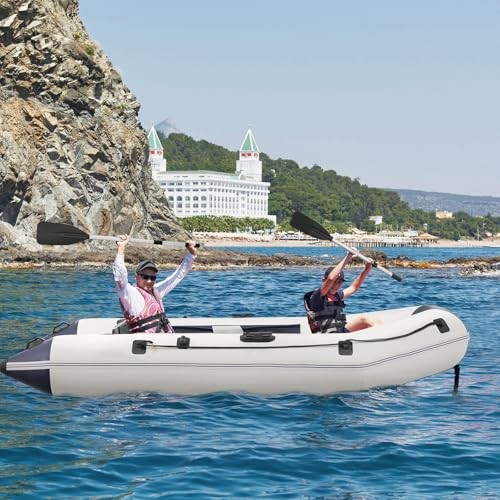 MADOG Person Inflatable Boat(Oars Included), Inflatable Raft for Water ...