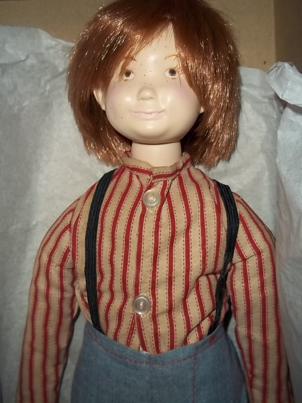Kalico Kids Toby #105 Artist Suzanne Gibson 18" Doll Porcelain/Cloth ...