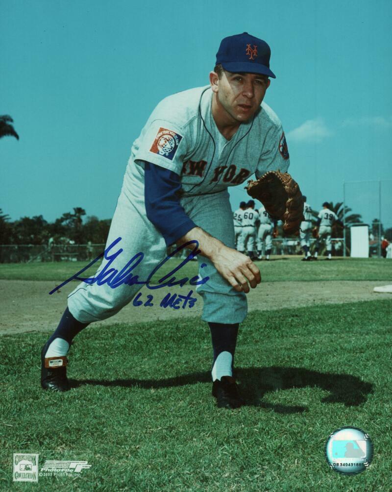 GALEN CISCO 62 METS SIGNED AUTOGRAPHED 8X10 PHOTO W/ COA | eBay