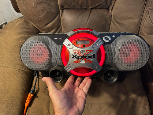 Sony Xplod CFD-G505 Mega Bass AM FM Radio CD Cassette Boom Box Tested ...