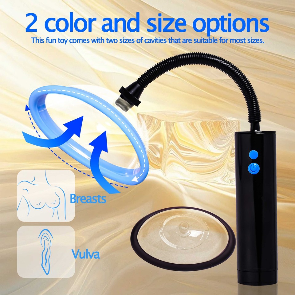 Automatic Pussy Pump Electric Nipple Sucker Clit Stimulate Sex Toys for ...