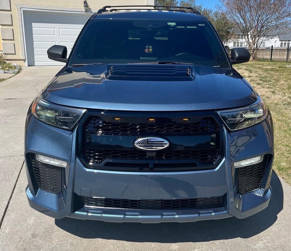 2020-2023 Ford Explorer Raptor Inspired Aluminum Hood Front | 2 Year ...