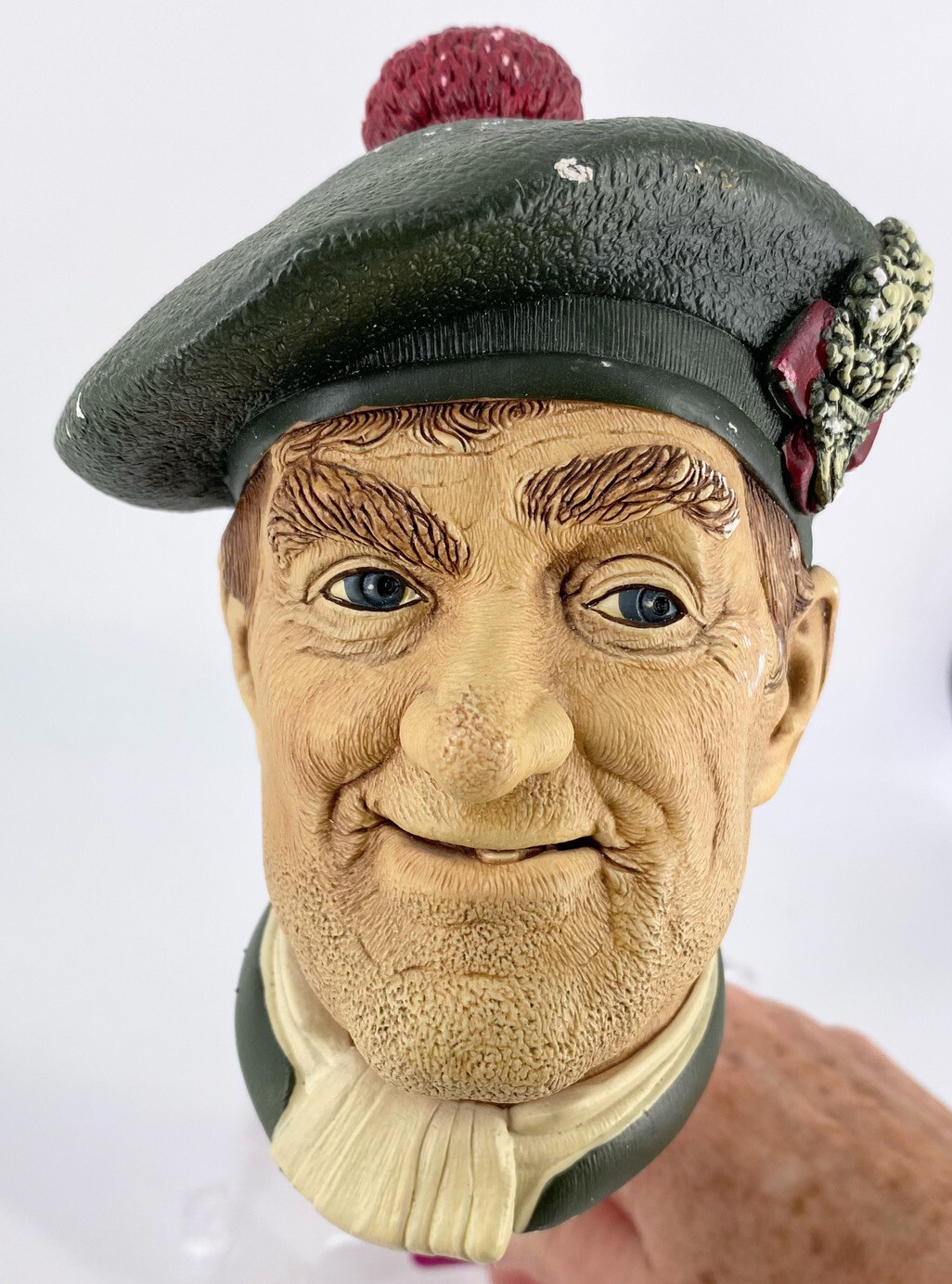 Vtg 1969 BOSSONS The JOCK Chalkware Head CONGLETON England | eBay