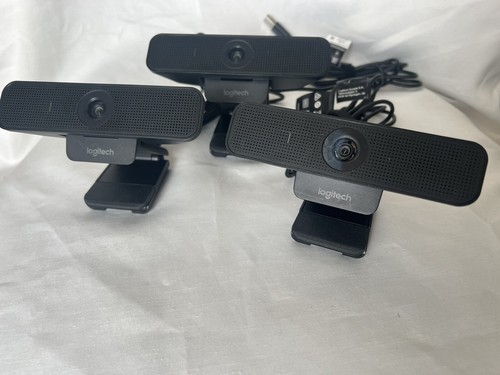 Lot of 3–LOGITECH C925e Webcam USB HD Video Built-In Stereo Mic V-U0030 ...