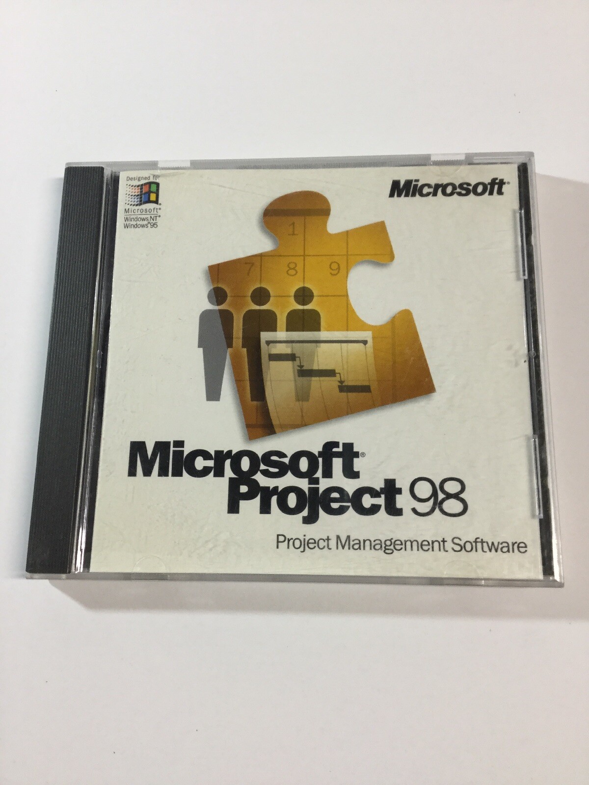 Microsoft Project 98- Management PC CD with Case | eBay