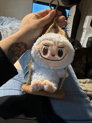 POPMART POPLAND 7" Labubu Timber Workshop Playing Swing Plush Large ...