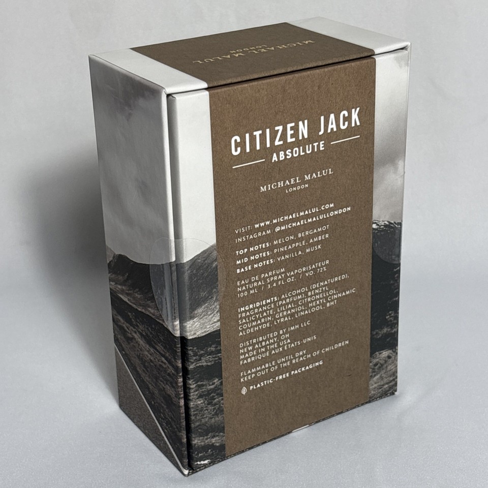 Citizen Jack Absolute by Michael Malul Eau De Parfum Spray 3.4 oz/100 ...