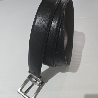 NIKE MEN'S Reversible BELT SIZE (XL 40-46) Black/Brown Silver Buckle | eBay