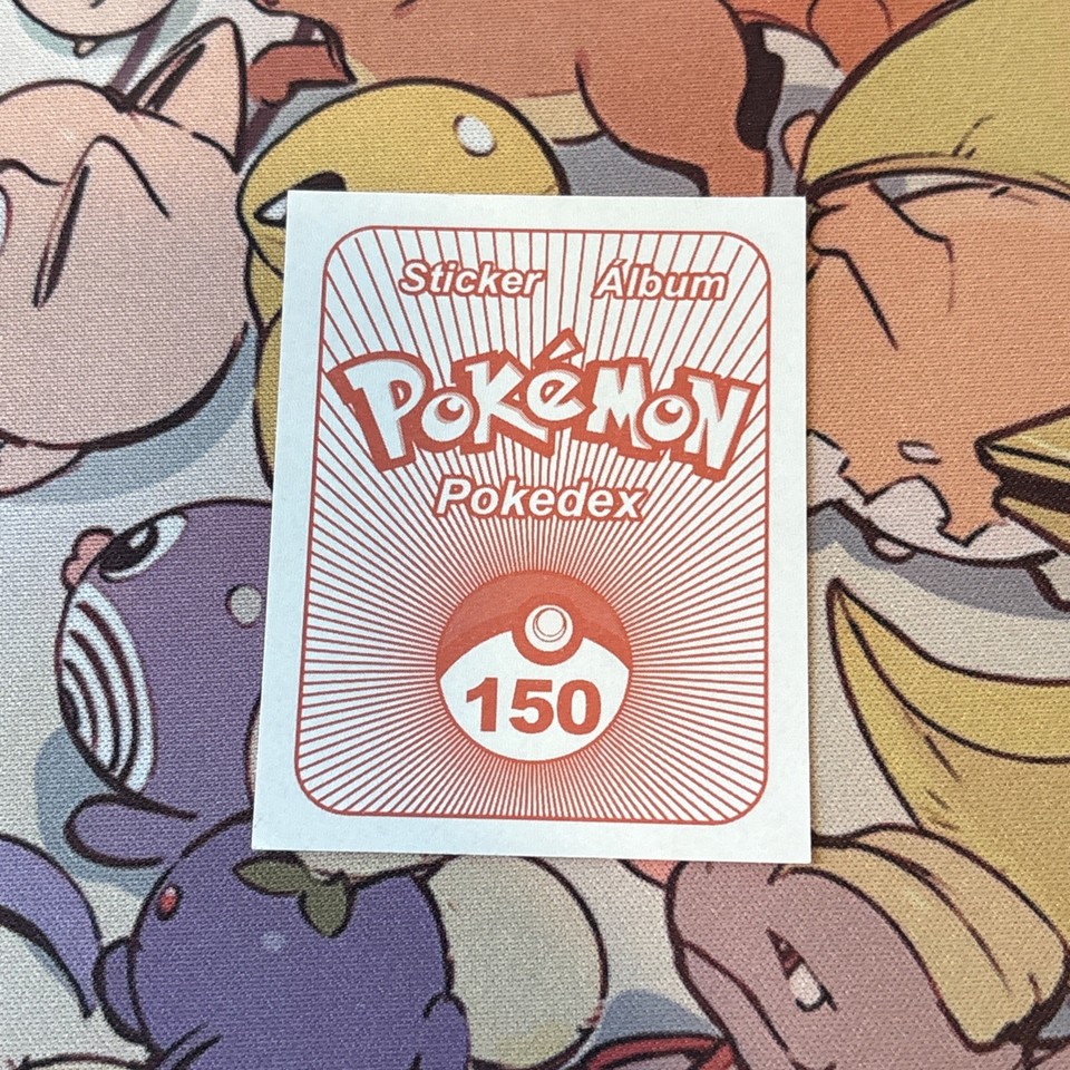 Mewtwo #150 - 2024 Peru Pokemon Blue Vol 3 Pokedex Sticker Album Set | eBay