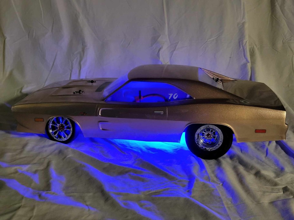 Traxxas Drag Slash or Slash LCG Version 2, 24 Blue LED light Underglow ...