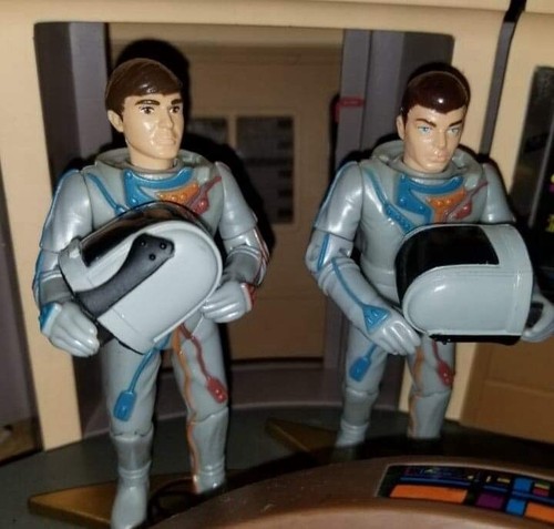 STAR TREK CUSTOM Scotty McCoy Checkov Pike ACTION FIGURES Lot Of 4 ...