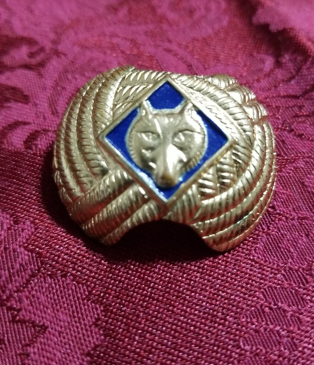 Vintage Collectible Boy Cub Scout Wolf Neckerchief Slide Clip | eBay