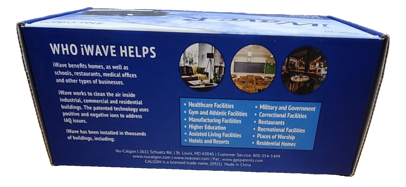 Nu-Calgon Iwave-r Self Cleaning Residential Air Purifier for sale ...