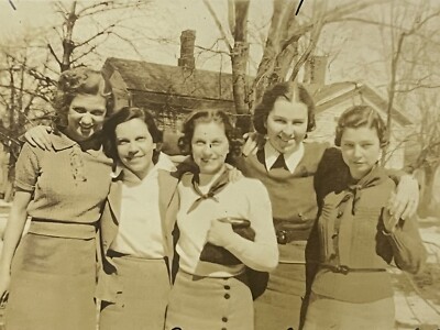 Vintage Photo Brockport NY Women Alice Winslow Elizabeth Betty Meagher ...