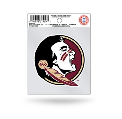 Florida State Seminoles Static Cling Window Decal Sticker Free Shipping ...
