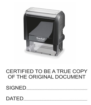 CERTIFIED TRUE COPY RUBBER STAMP SELF INKING, ACCOUNTS SOLICITORS ...