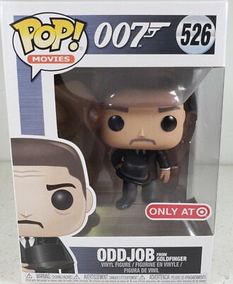 Funko Pop 007 James Bond Goldfinger ODDJOB Vinyl Figure #526 Only at ...