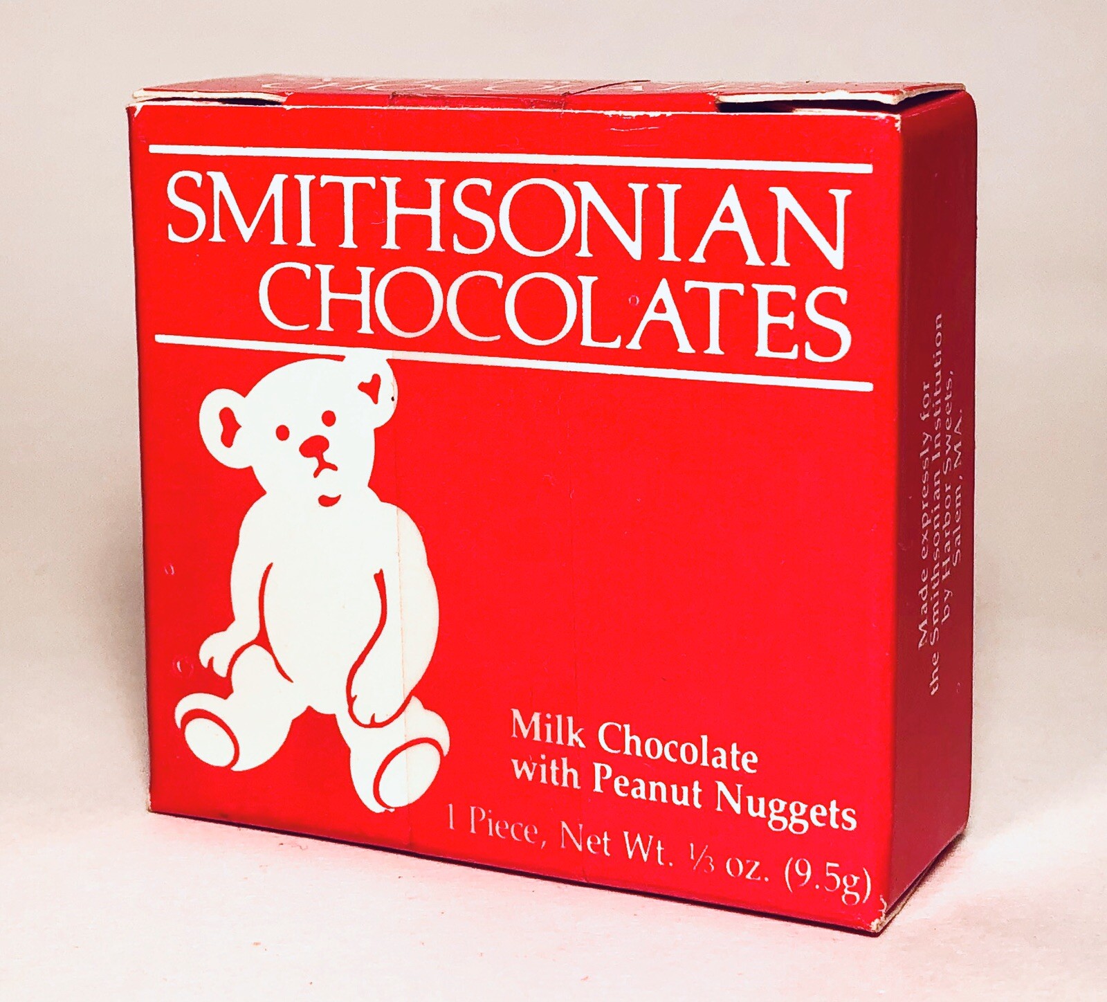 Vintage 2000 SMITHSONIAN CHOCOLATE TEDDY BEAR Candy Box container 3 ...